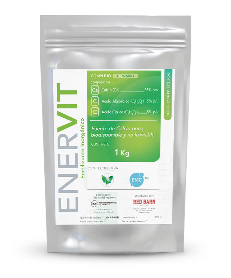 ENERVIT GRAMINEAS es un fertilizante a base de calcio puro