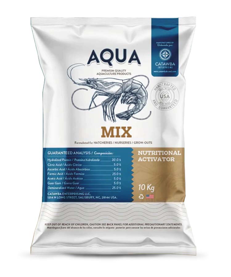 AQUA MIX favorece el desarrollo de los camarones